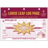 613-MP-25 J.J. Keller Duplicate Loose Leaf Driver’s Daily Log Sheets ...