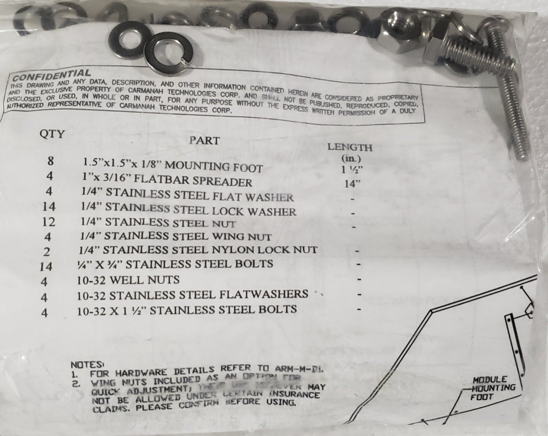 Tilt Mount Kit for Go Power! 50, 80 95, and 110 watt panels ARM-UNI ...